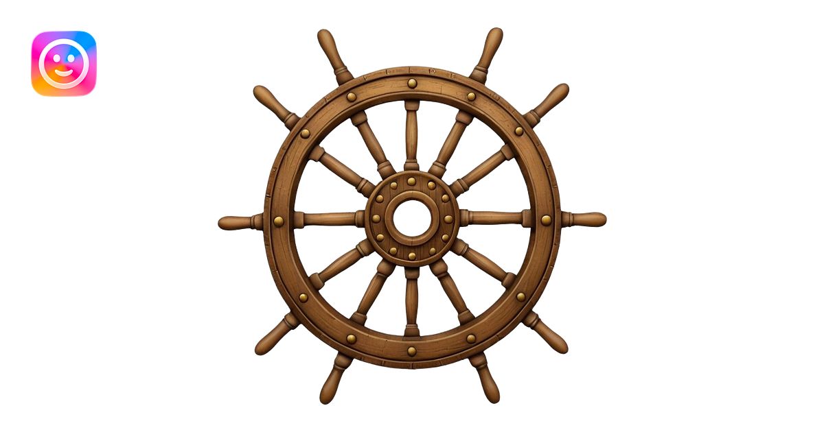 ship wheel emoji | AI Emoji Generator