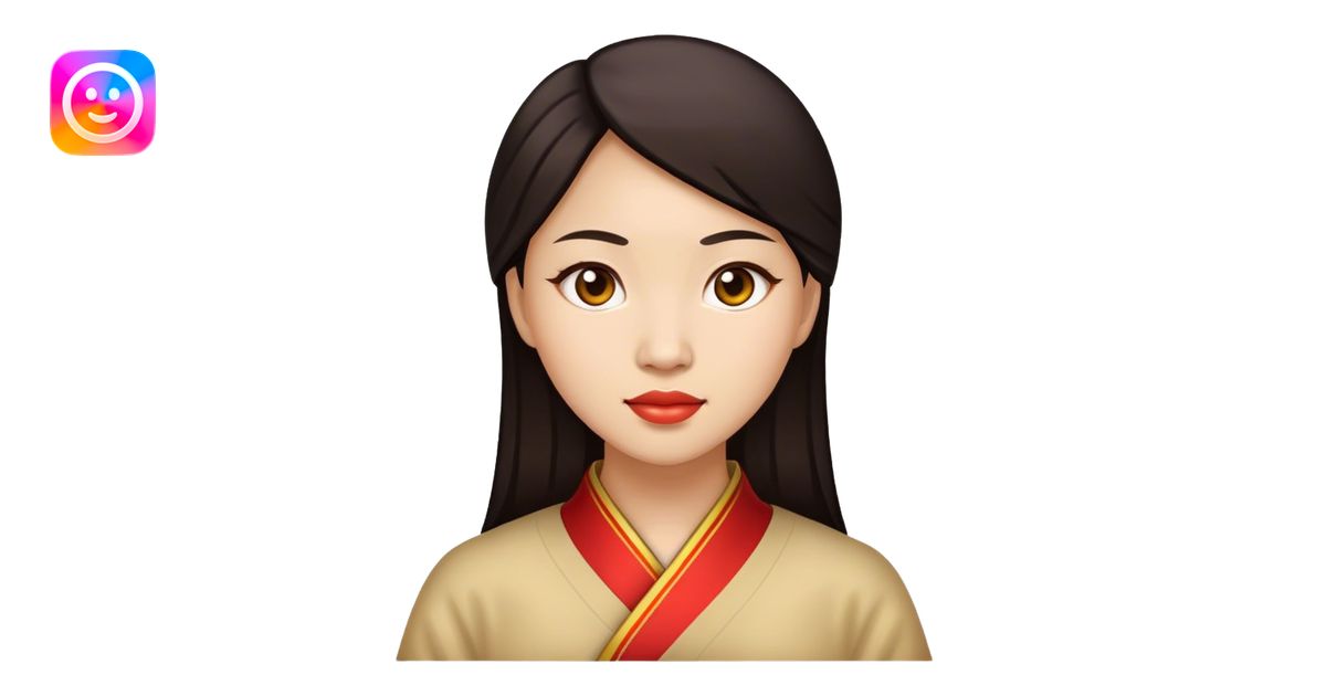 chinese photorealistic woman emoji | AI Emoji Generator