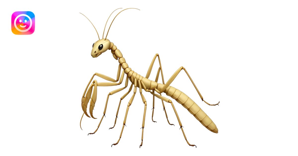 Stick Insect Ivory emoji | AI Emoji Generator