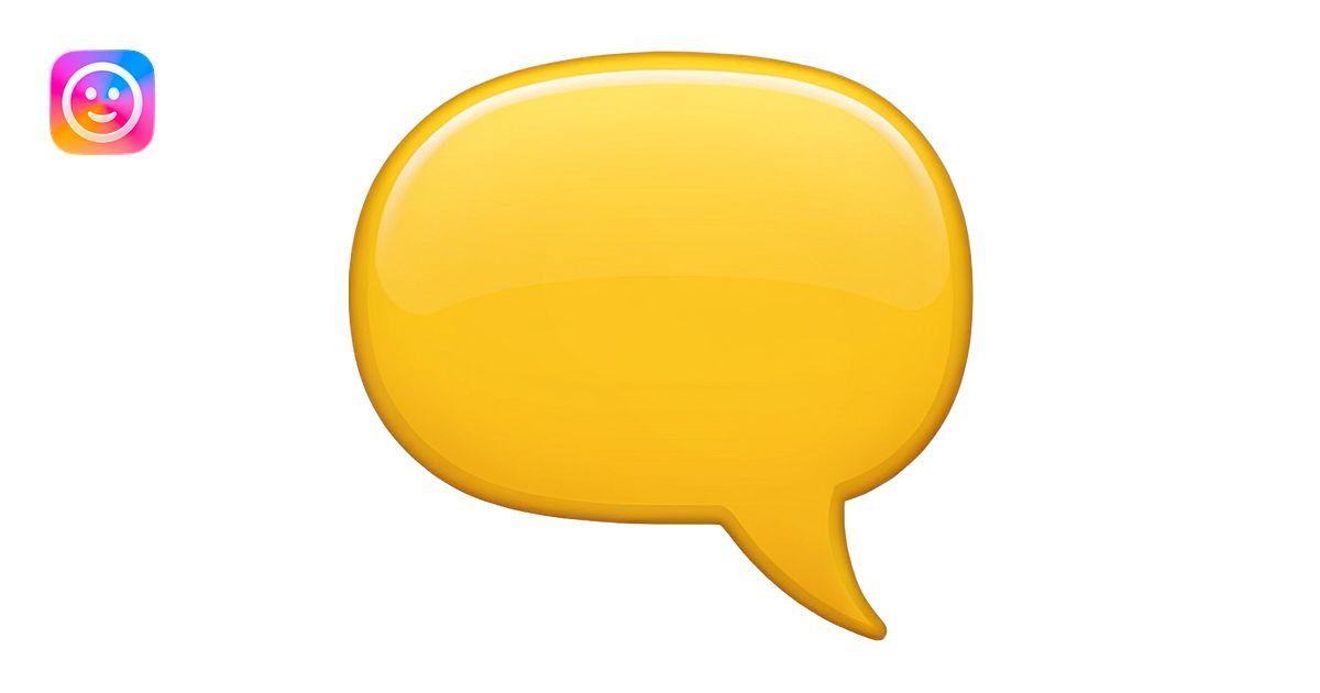 speech bubble mais ca part de gauche emoji | AI Emoji Generator