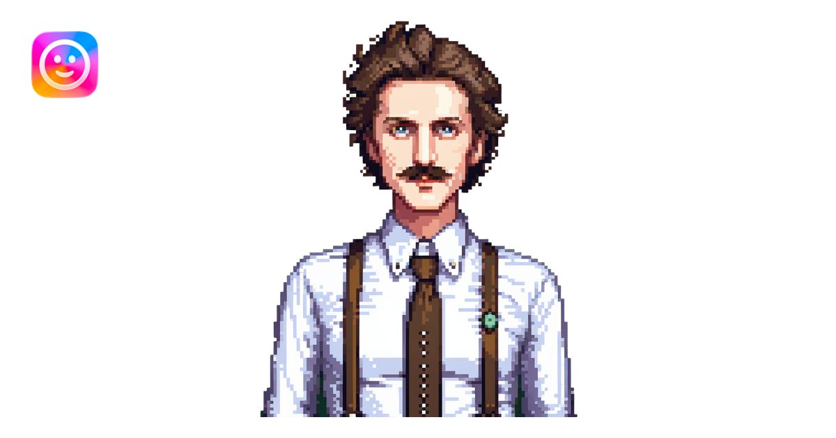 crazy Nikola Tesla illustration | AI Emoji Generator