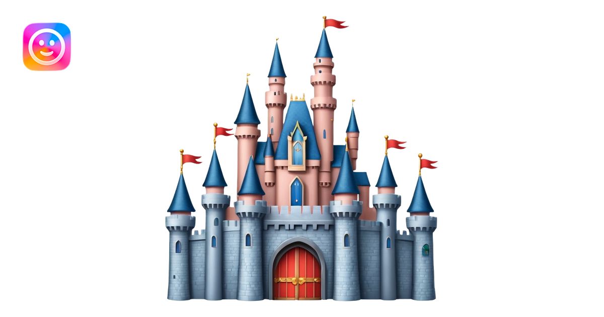 Disney Castle from Film Studios emoji | AI Emoji Generator