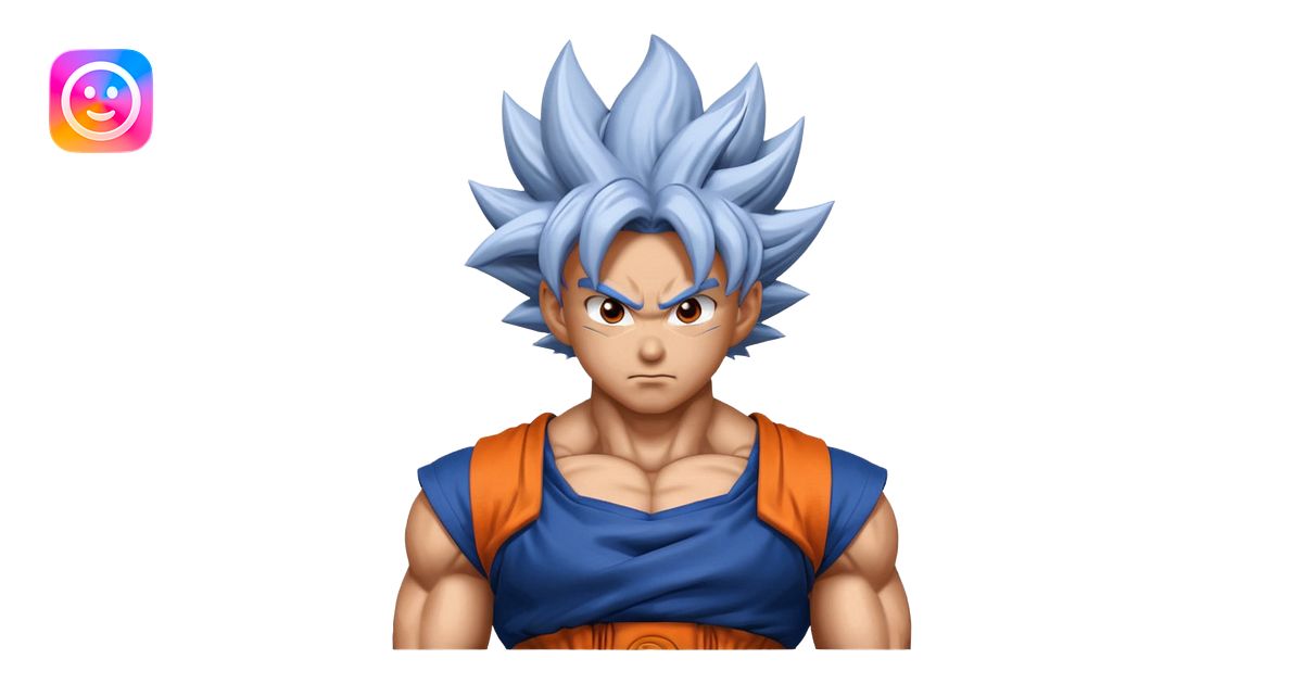 Goku ultra instinct emoji | AI Emoji Generator