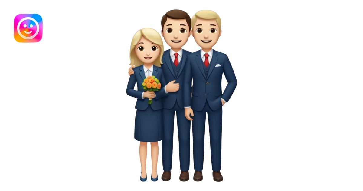 father marrying a couple emoji | AI Emoji Generator