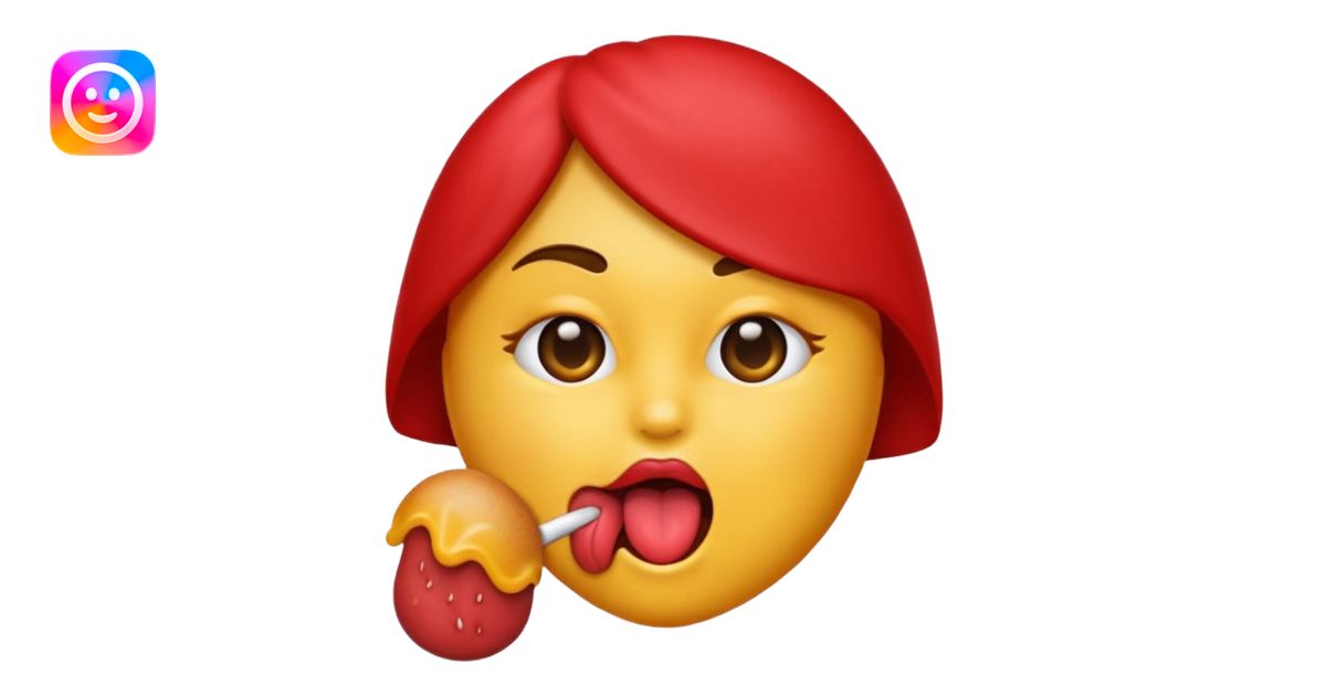 Emoji that’s🥵 but licking lips emoji | AI Emoji Generator