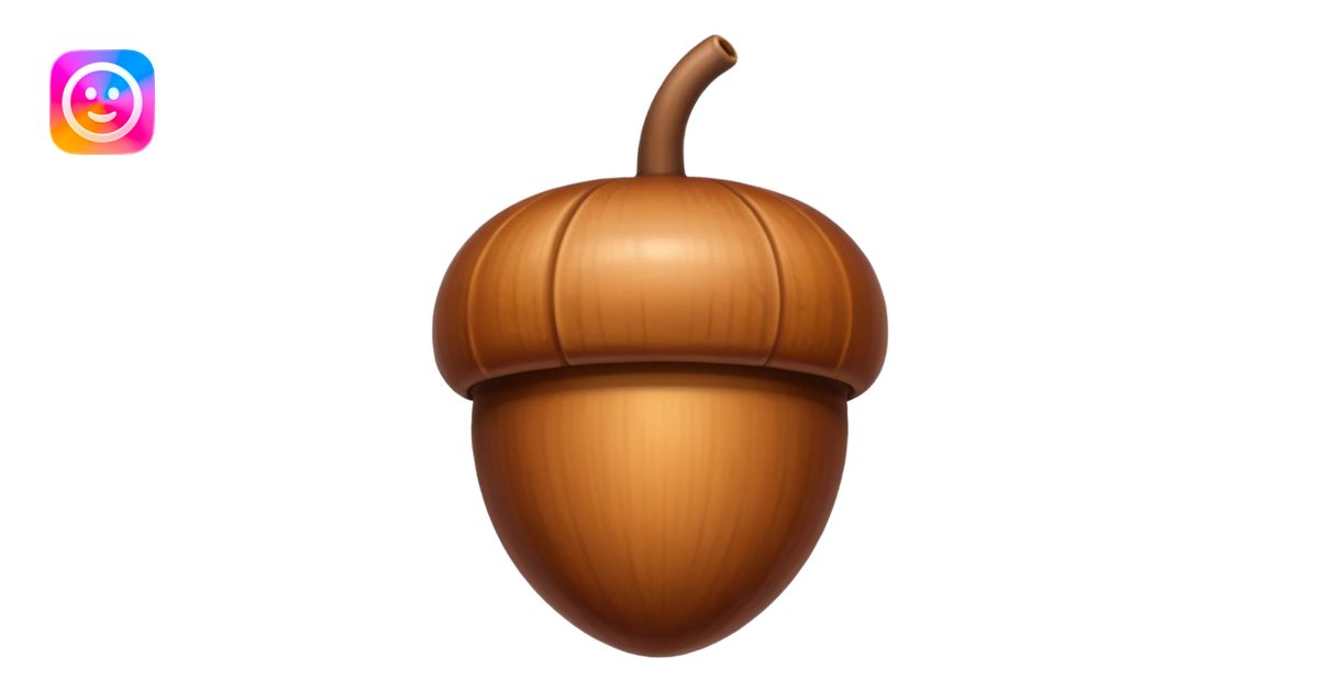 acorn emoji | AI Emoji Generator
