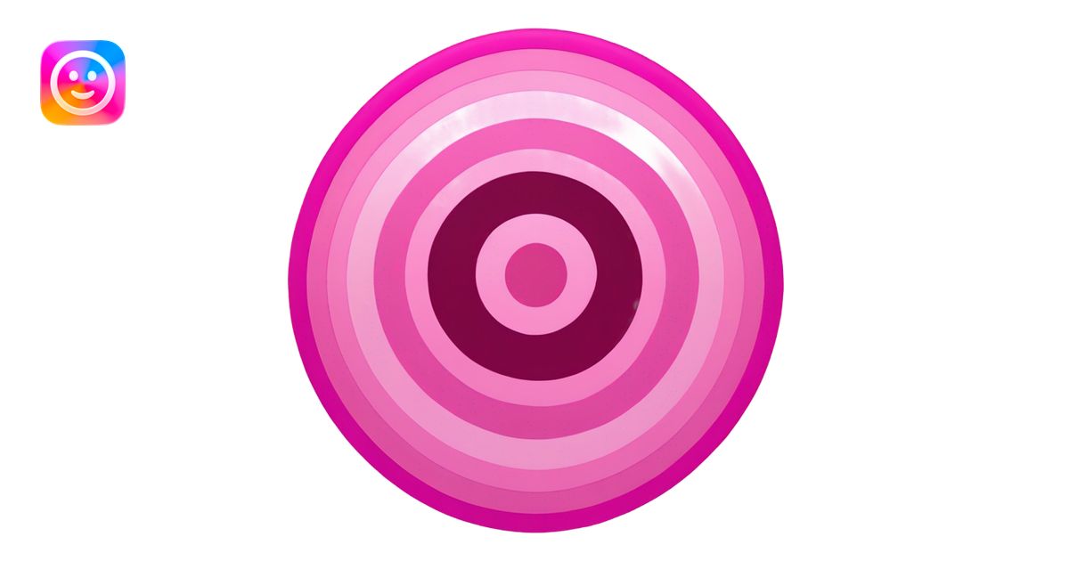pink target emoji | AI Emoji Generator