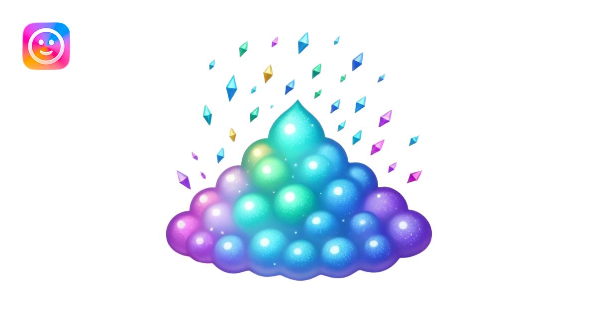 tiny sparkling glitter dust scattered in the air, shining brightly ...