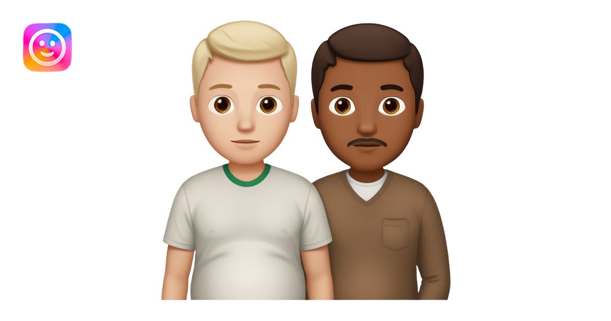 two men standing besides each other. 1 man is white, and the other man ...