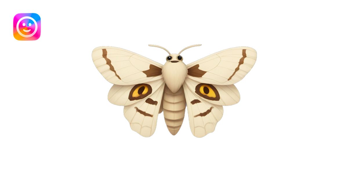 moth emoji | AI Emoji Generator