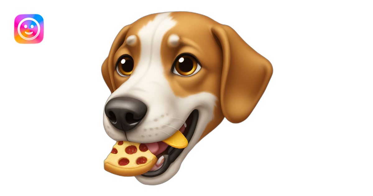 dog eat nem emoji | AI Emoji Generator