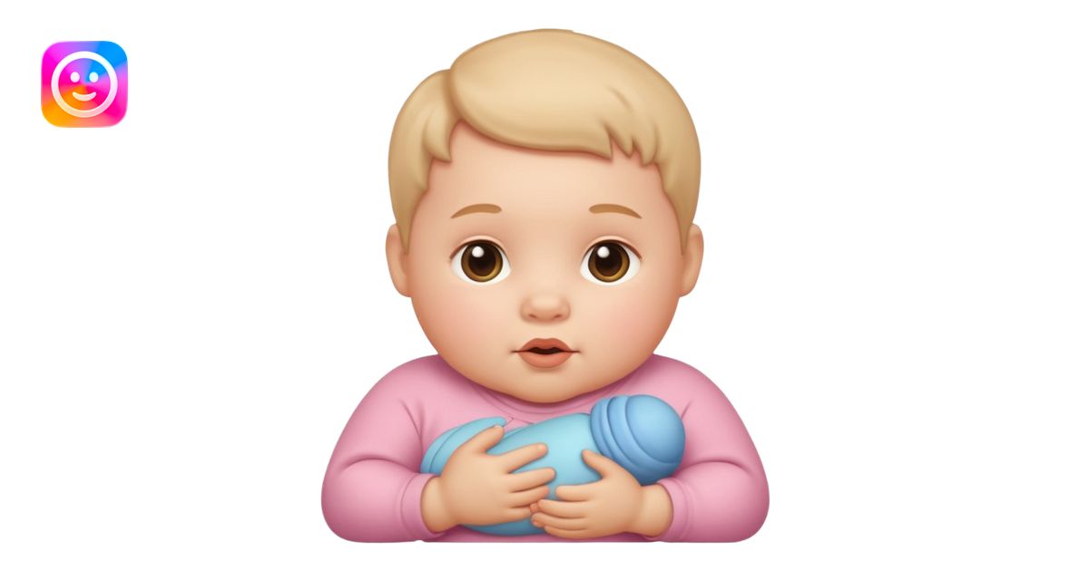 Fat baby emoji | AI Emoji Generator