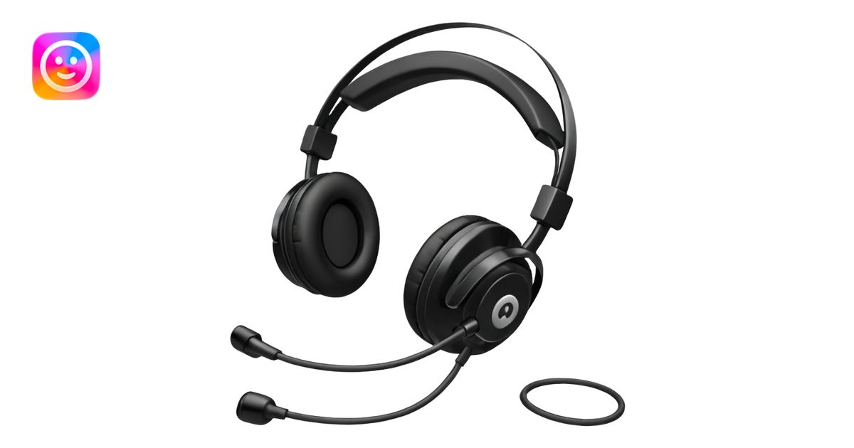Headset emoji | AI Emoji Generator