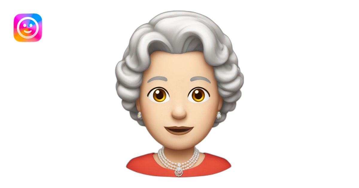 Elizabeth II emoji | AI Emoji Generator