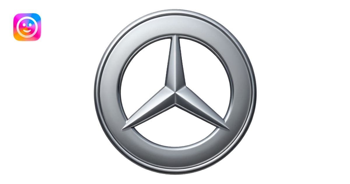 Logo mercedes emoji | AI Emoji Generator
