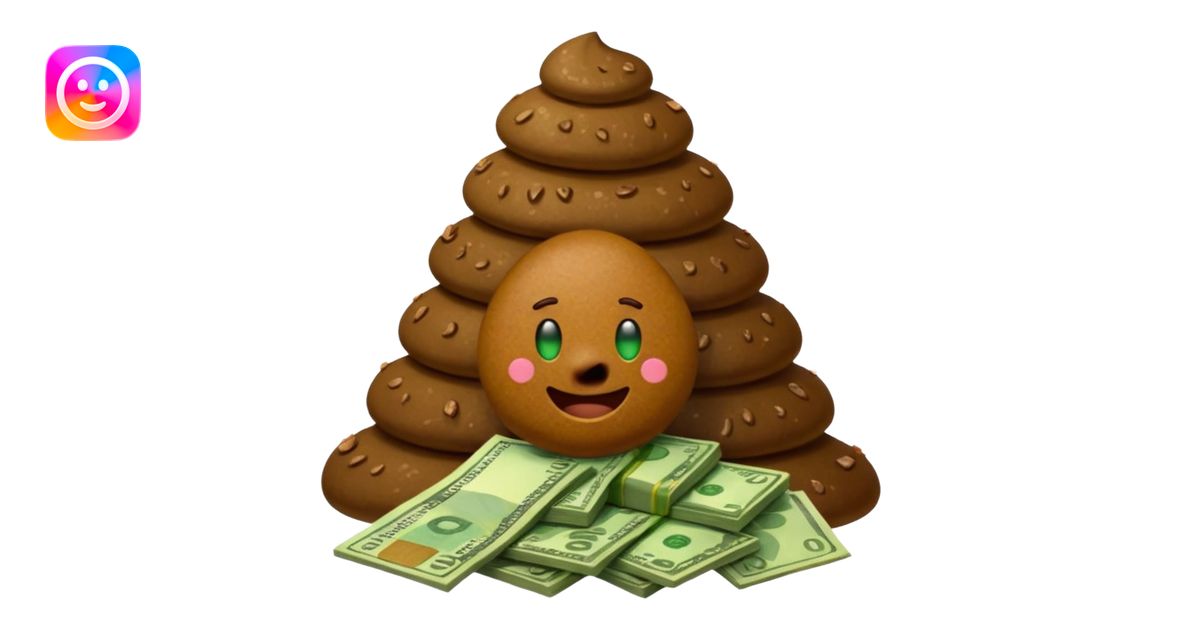 emoji de cocô e dinheiro emoji | AI Emoji Generator