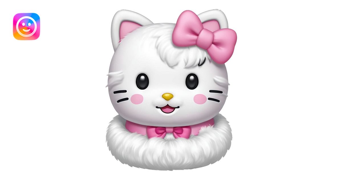 Hello kitty emoji | AI Emoji Generator