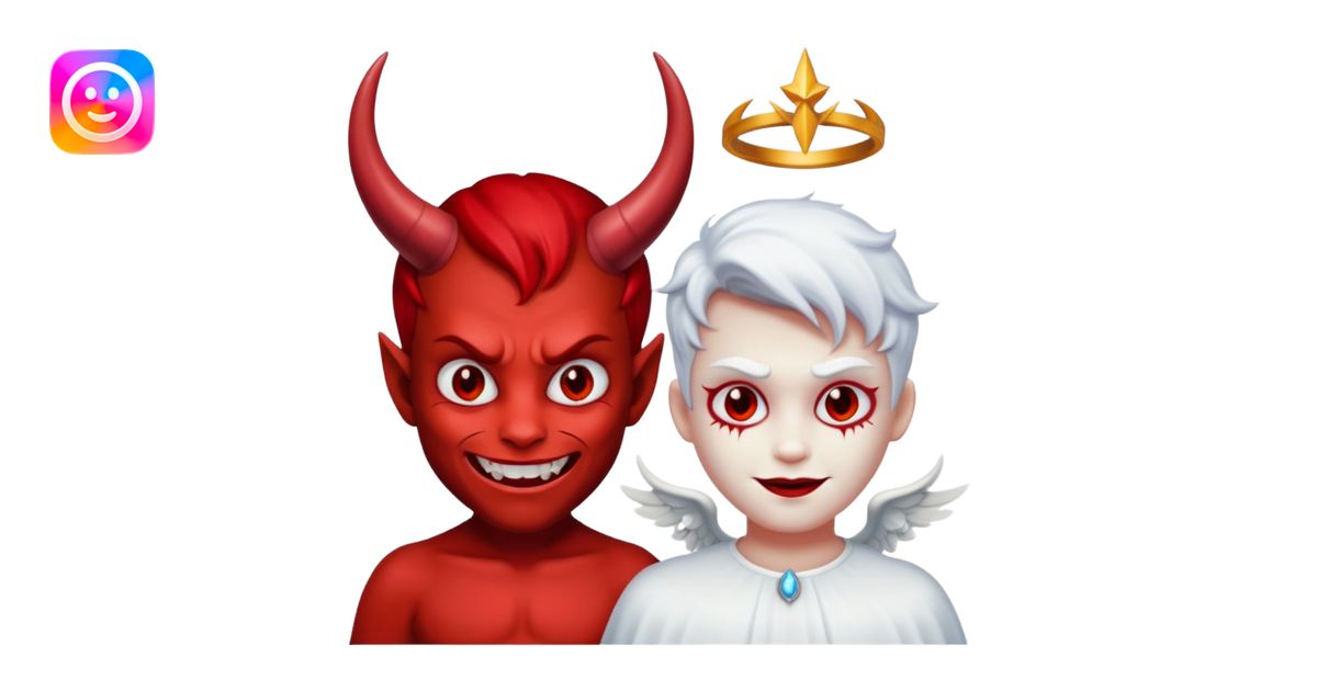 devil and angel emoji | AI Emoji Generator