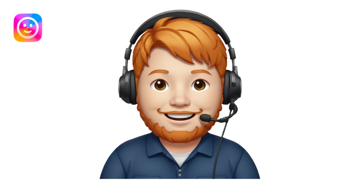 CaseOh, the fat ginger stramer emoji | AI Emoji Generator