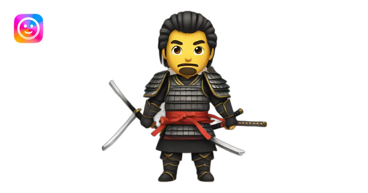 samurai emoji | AI Emoji Generator