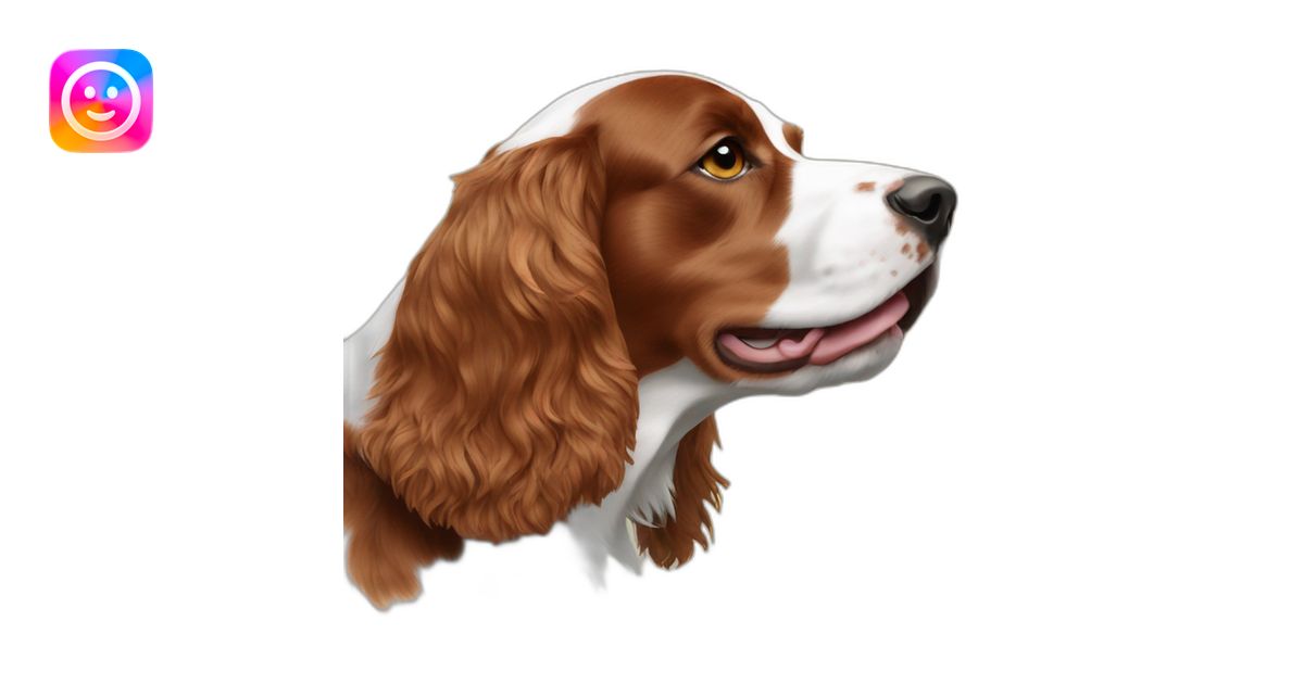 Welsh springer spaniel emoji | AI Emoji Generator