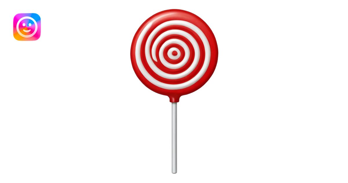 red round lollipop emoji | AI Emoji Generator