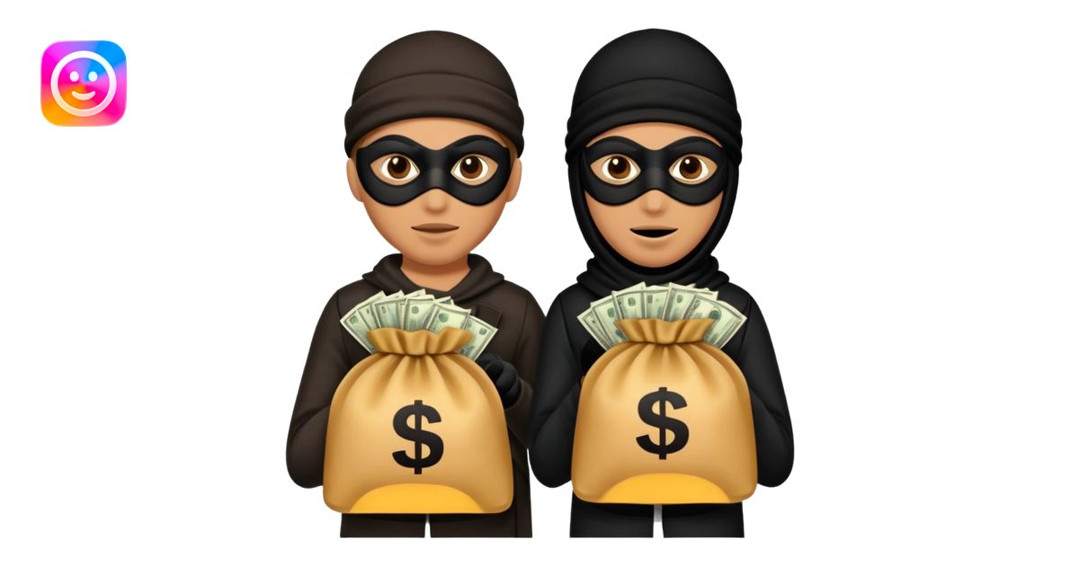 two robbers emoji | AI Emoji Generator