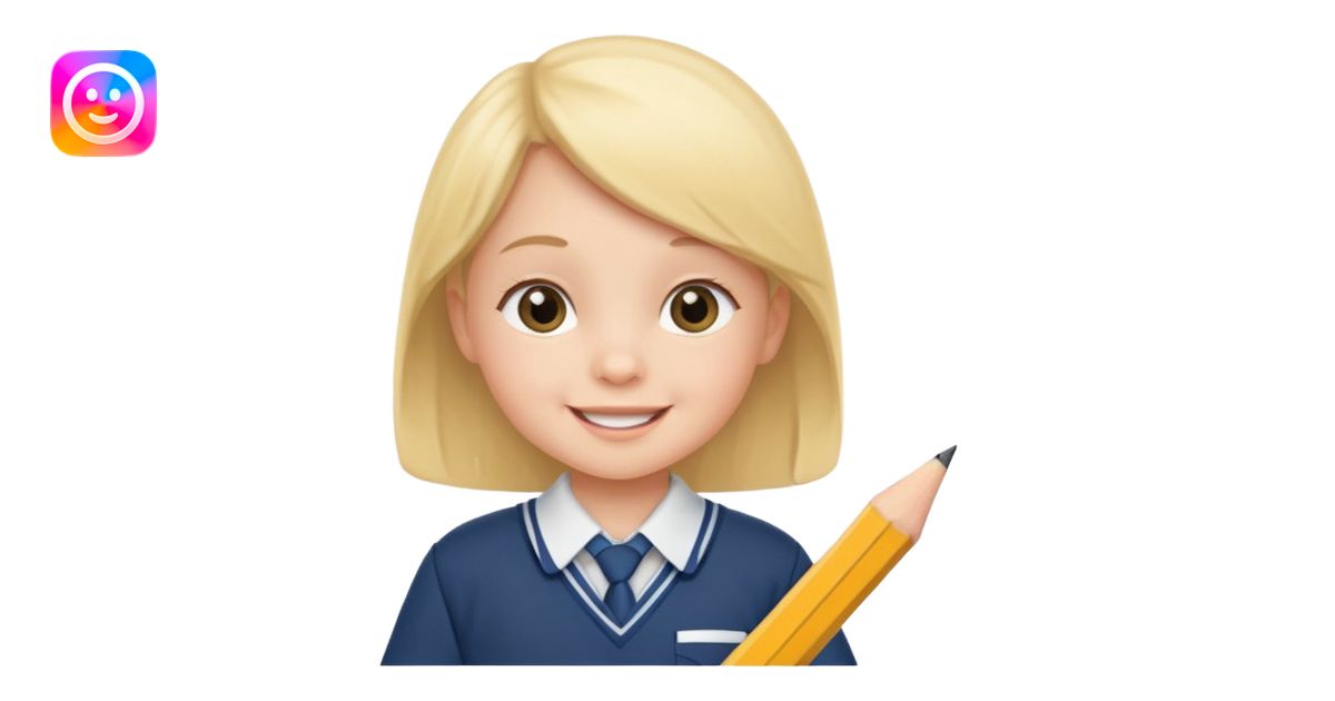 baby in school uniform emoji | AI Emoji Generator