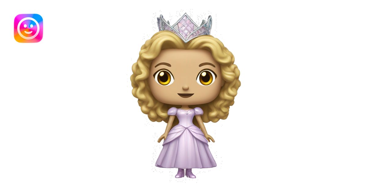 Glinda as a funko pop emoji | AI Emoji Generator
