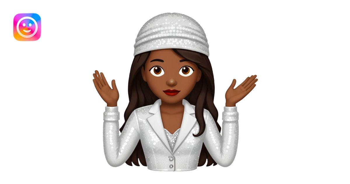 Chilli from TLC with dark skin, long dark brown hair, white sequin ...