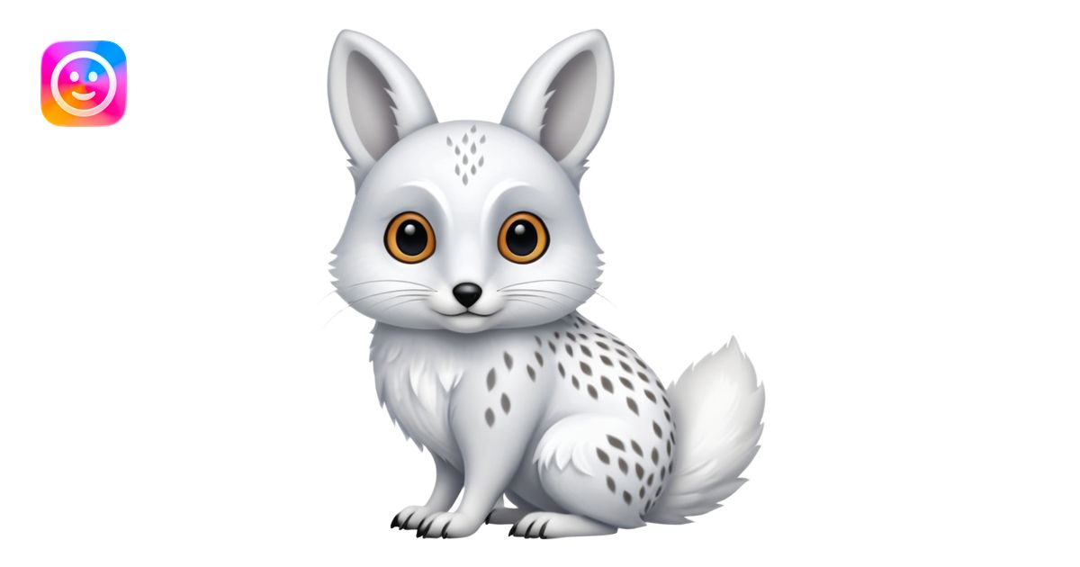 Ermine-Snowshoe-Hare-Arctic-Fox-Snowy-Owl-fusion-hybrid emoji | AI ...