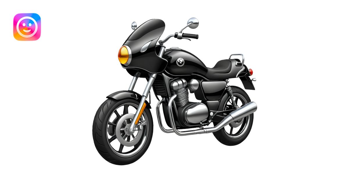 I want a motorbike emoji | AI Emoji Generator