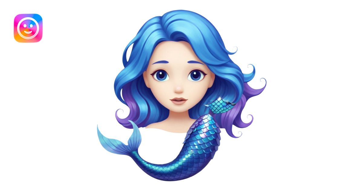 mystic mermaid emoji | AI Emoji Generator