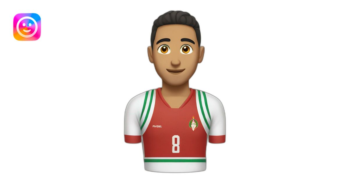 Hakimi maroc emoji | AI Emoji Generator