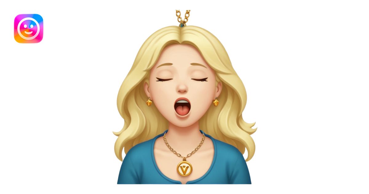 yawning zodiac virgo emoji | AI Emoji Generator