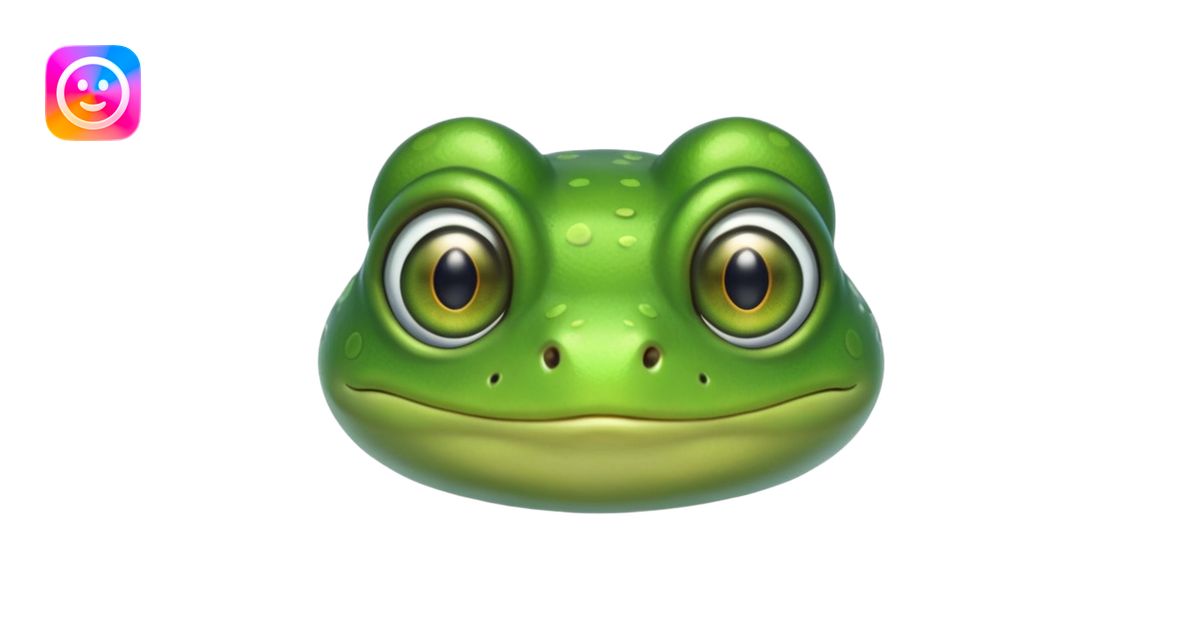 Hypnotized frog emoji | AI Emoji Generator