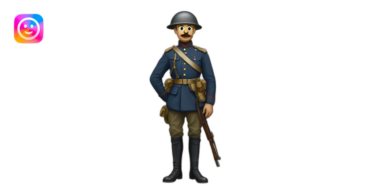 Soldat français WW1 emoji | AI Emoji Generator