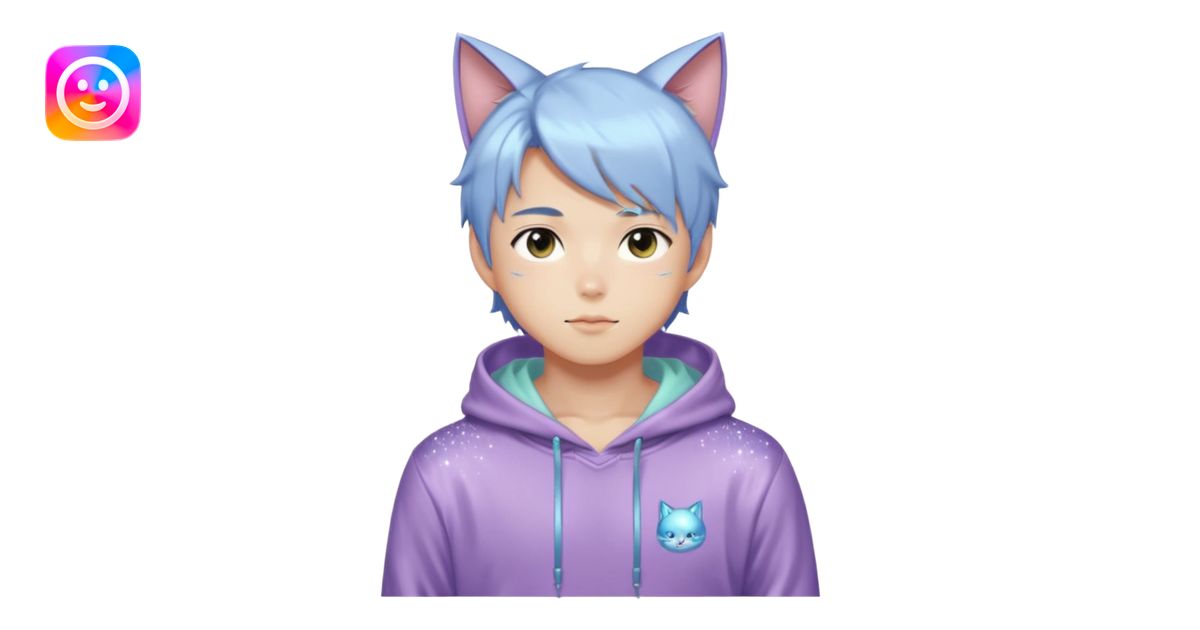 Sexy Handsome Shiny Sparkly Attractive Pastel Asian Anime Catboy with a ...