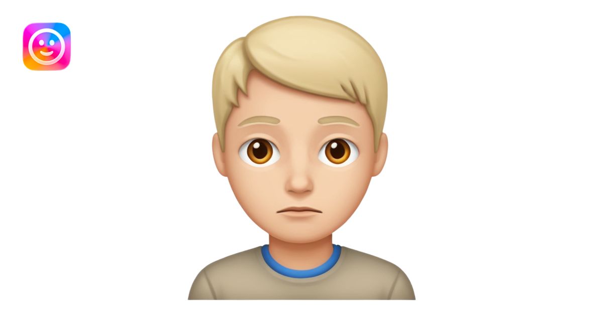 Emoji of a boring person emoji | AI Emoji Generator