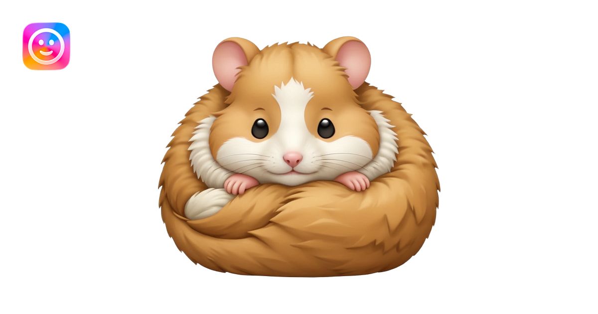 sleeping hamster emoji | AI Emoji Generator