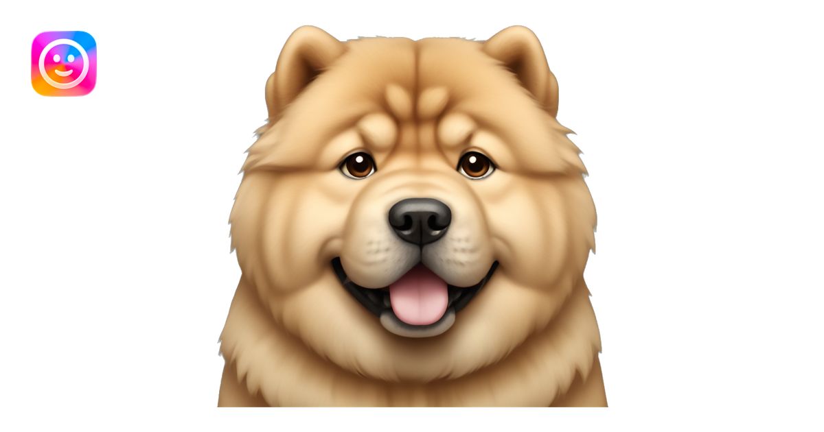 Chow Chow emoji | AI Emoji Generator