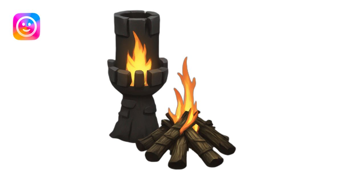 dark souls bonfire emoji | AI Emoji Generator