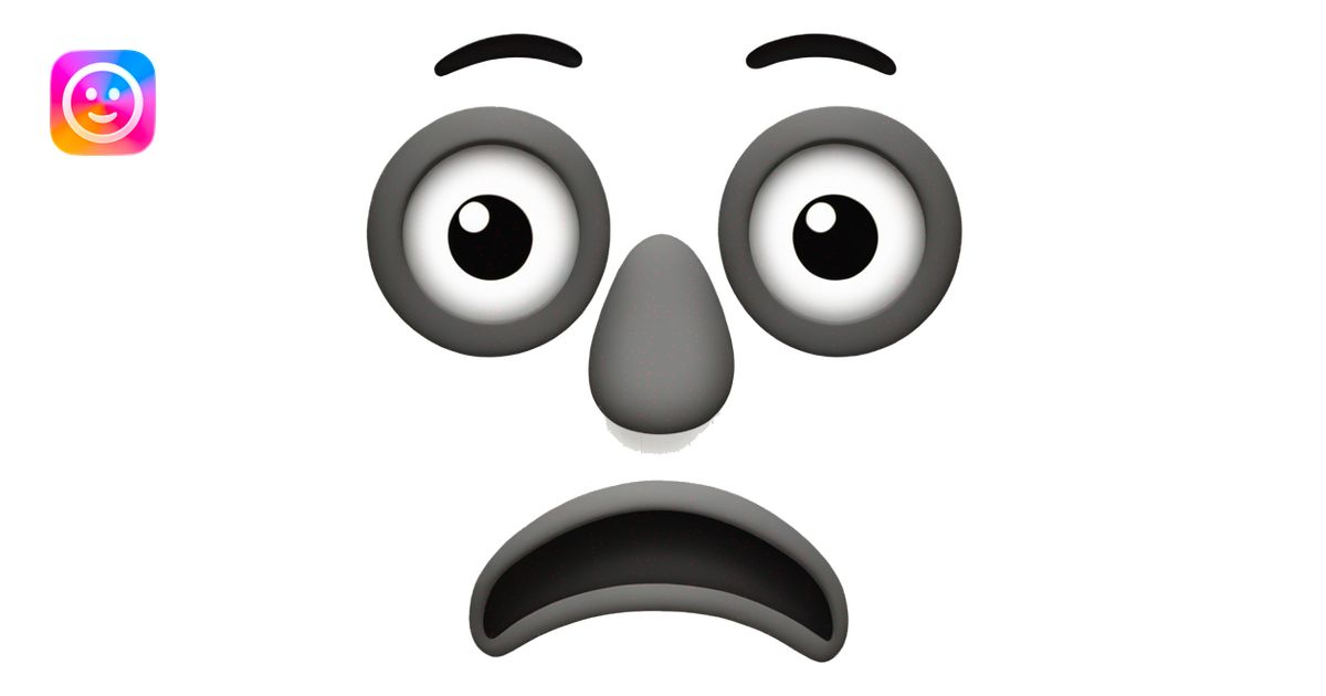 smiley face with lines in eyes emoji | AI Emoji Generator