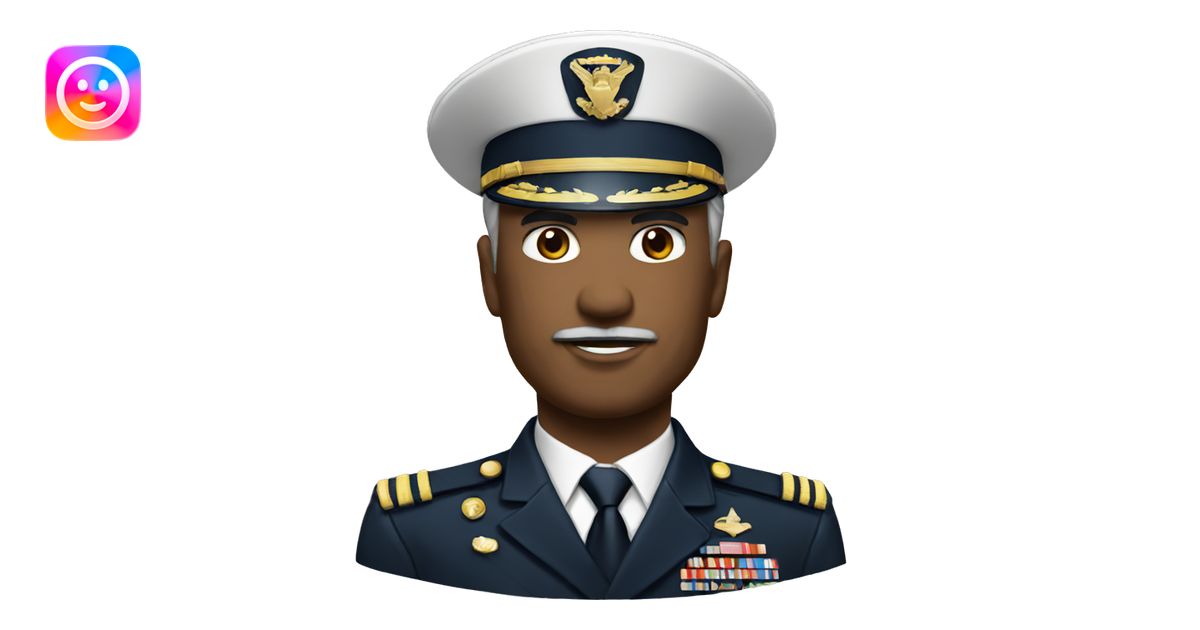 Commander in Chief white emoji | AI Emoji Generator