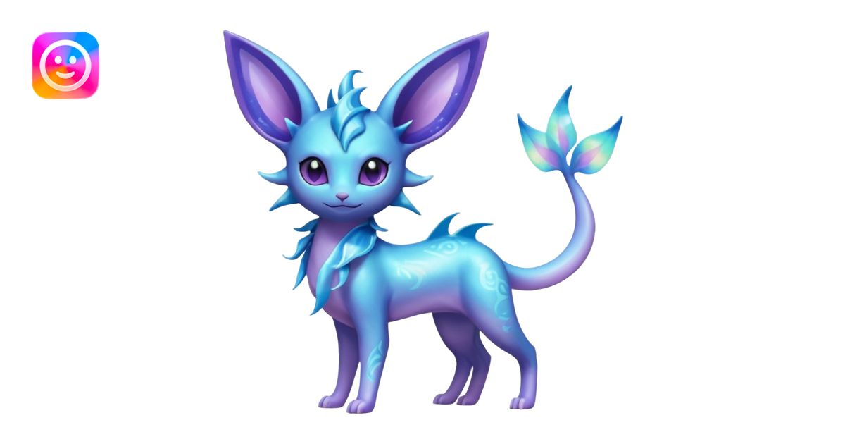 Shiny Nebulae Espeon-Lumineon-Vaporeon-Amaura-Dragonair-Fakémon-hybrid ...
