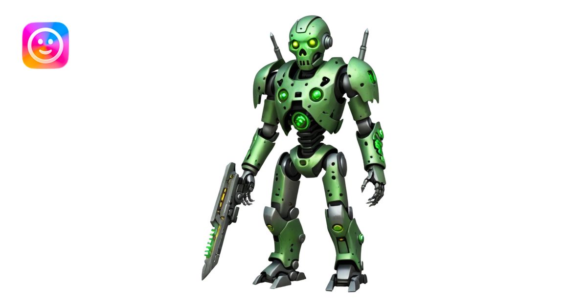 Zombie protogen-primagen-fusion-hybrid, full body emoji | AI Emoji ...