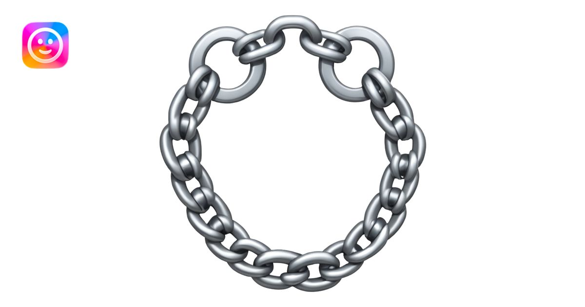 Chain Broken emoji | AI Emoji Generator