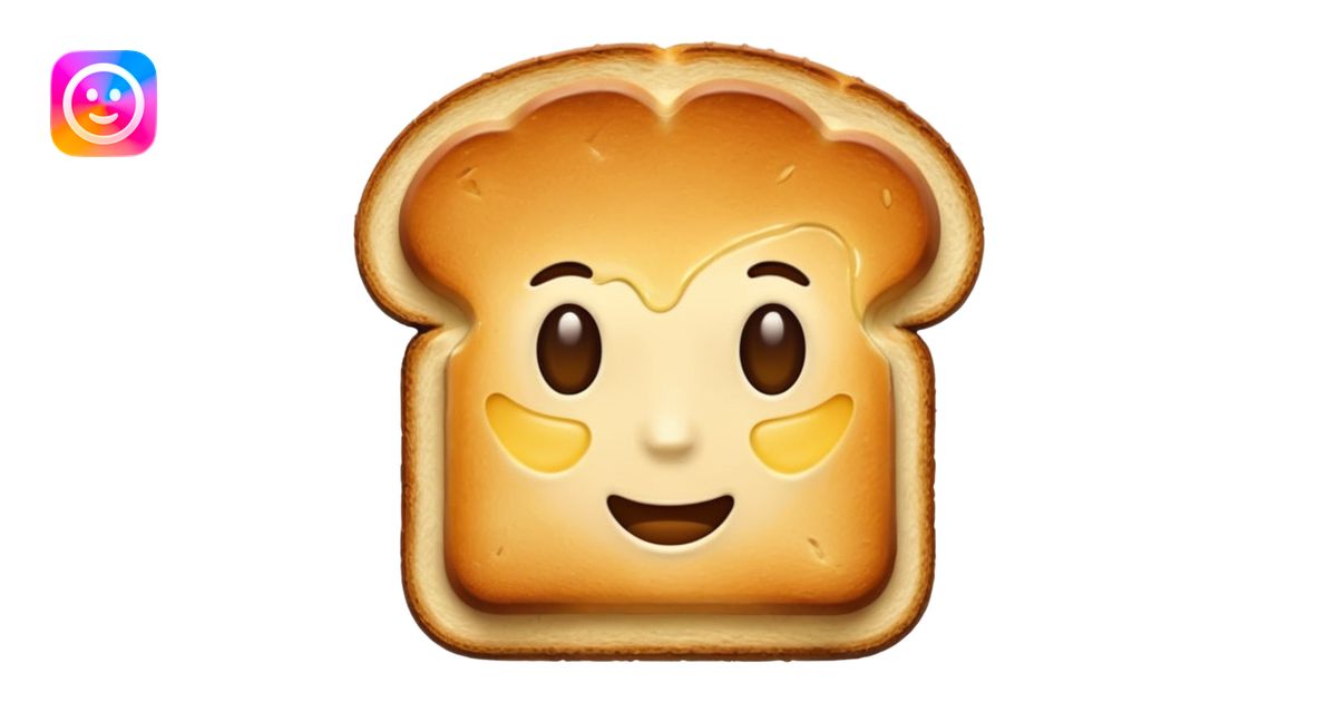 toasted bread on butter emoji | AI Emoji Generator