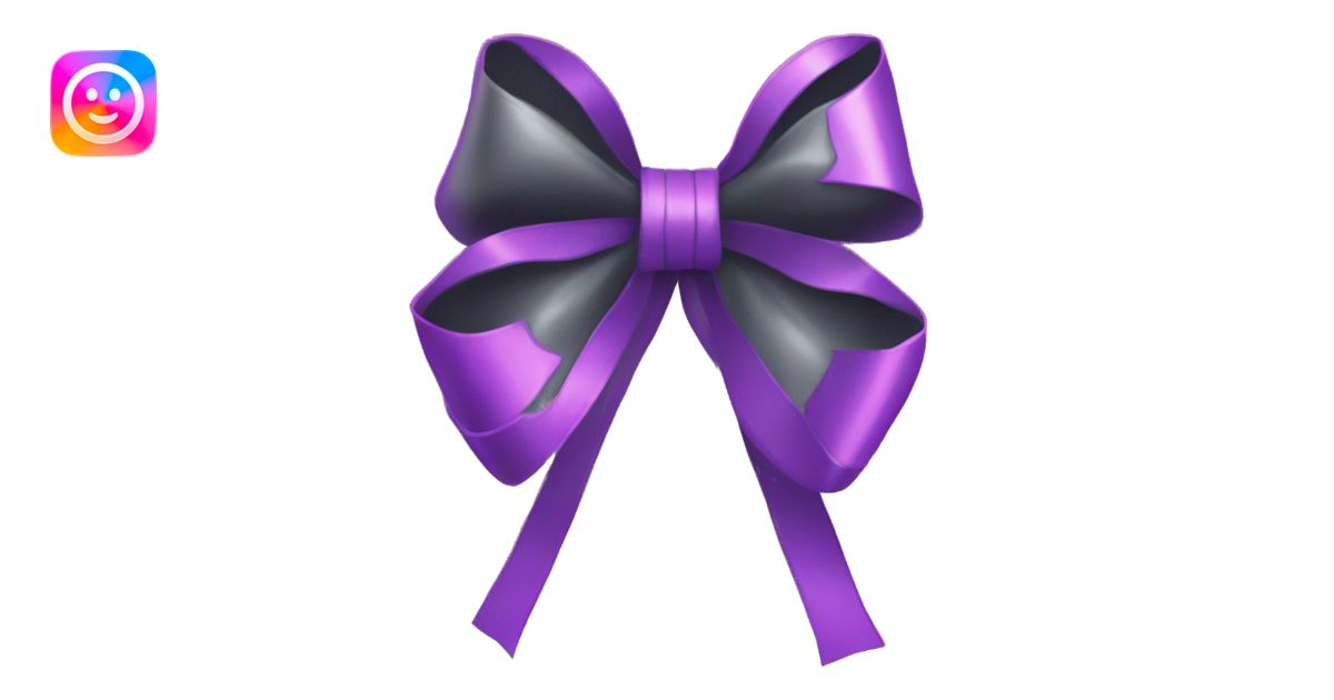 Y2K bow emoji | AI Emoji Generator