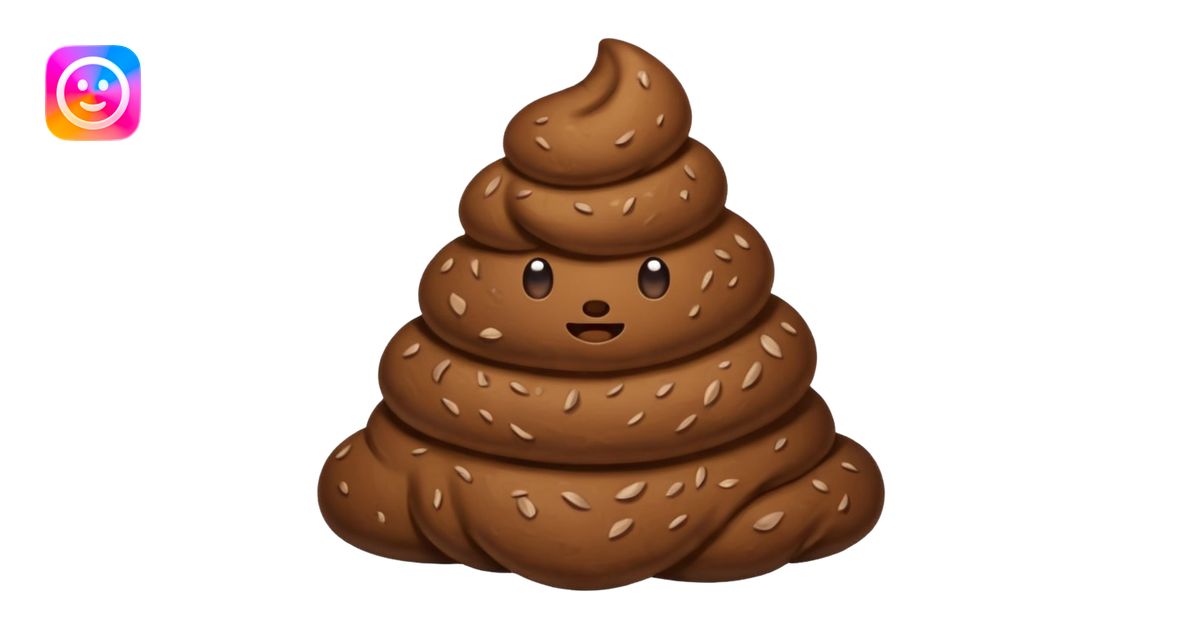poop with no face emoji | AI Emoji Generator